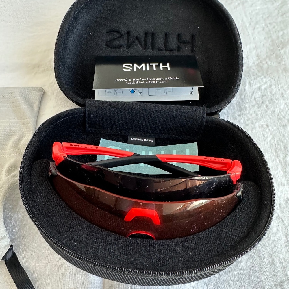 Smith Reverb Sunburst 35j Pink Interchangeable Lens S… - Gem